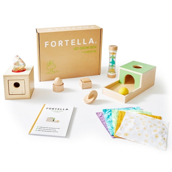Fortella Go Grow Box, Montessori-Inspired Toys for Babies and Toddlers ...