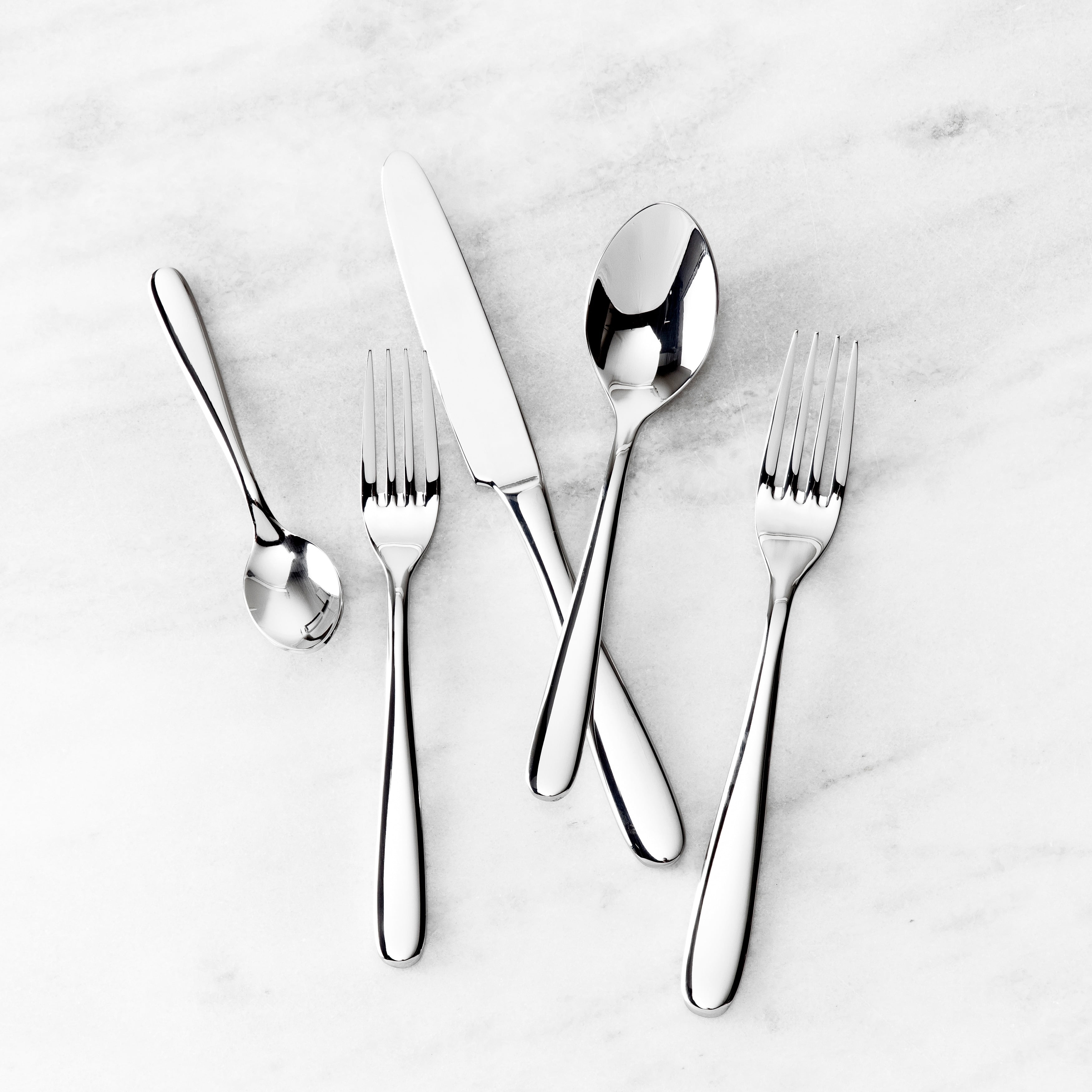 Fortessa Grand City 18/10 Stainless Steel Flatware - 20 Piece Set ...
