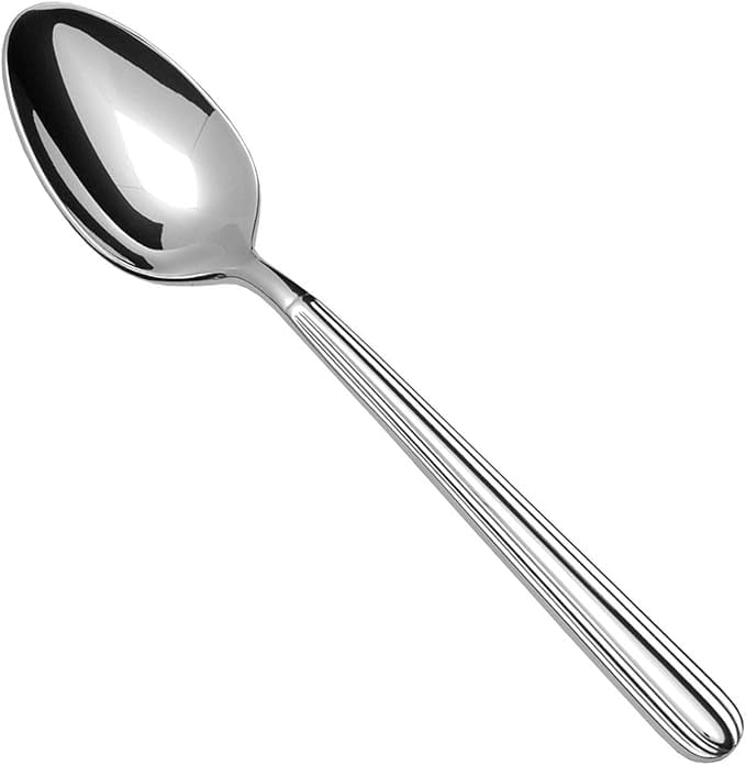 Fortessa Metropolitan 18/10 Stainless Steel Flatware Serving Spoon, 9. ...