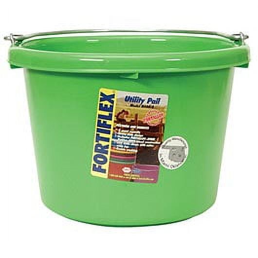 Fortex/Fortiflex 1304843 Utility Pail 8 Qt, Green - Walmart.com