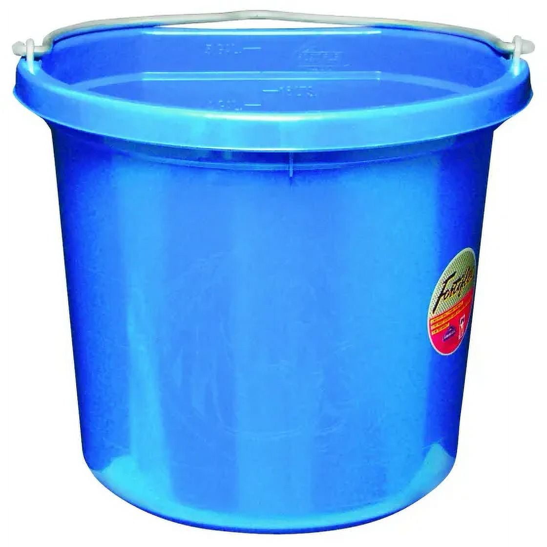 Fortex Fortiflex FB-120BL 20 Quart Flat Side Bucket Blue, Each ...