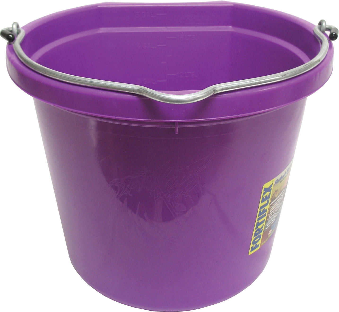 Fortex Industries Inc-Flat Back Bucket- Violet 20 Quart - Walmart.com