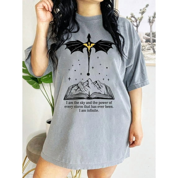 Forth Wings I Am The Sky Novel Tee - Walmart.com