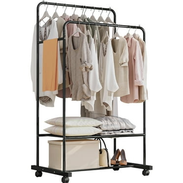 Better Homes & Gardens 2 Tier Garment Rack with 3 Drawer Closet ...