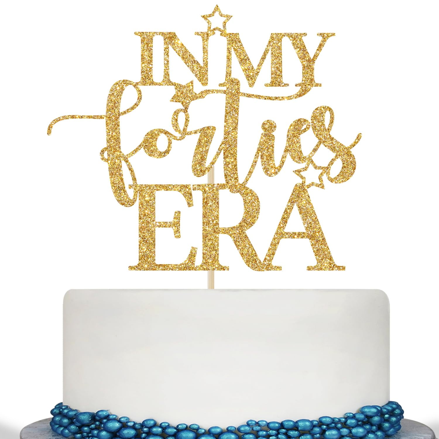 In My Forties Era Cake Topper, ITL1 Forties Birthday Cake Decorations ...