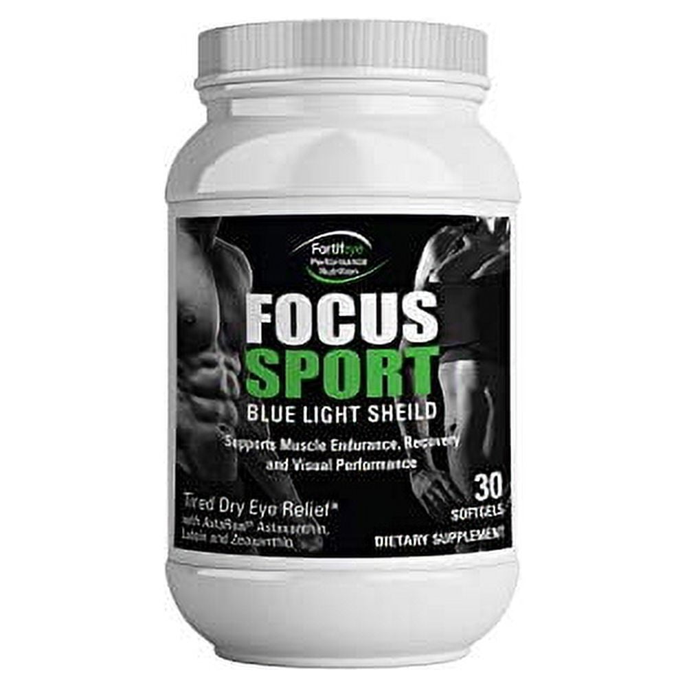 Fortifeye Vitamins Focus Sport Eye Care Supplement, Complex Mix of ...