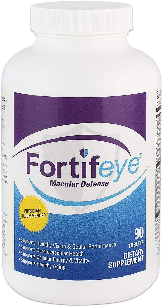 Fortifeye Vitamins Macular Defense Multivitamin, All Natural USP ...