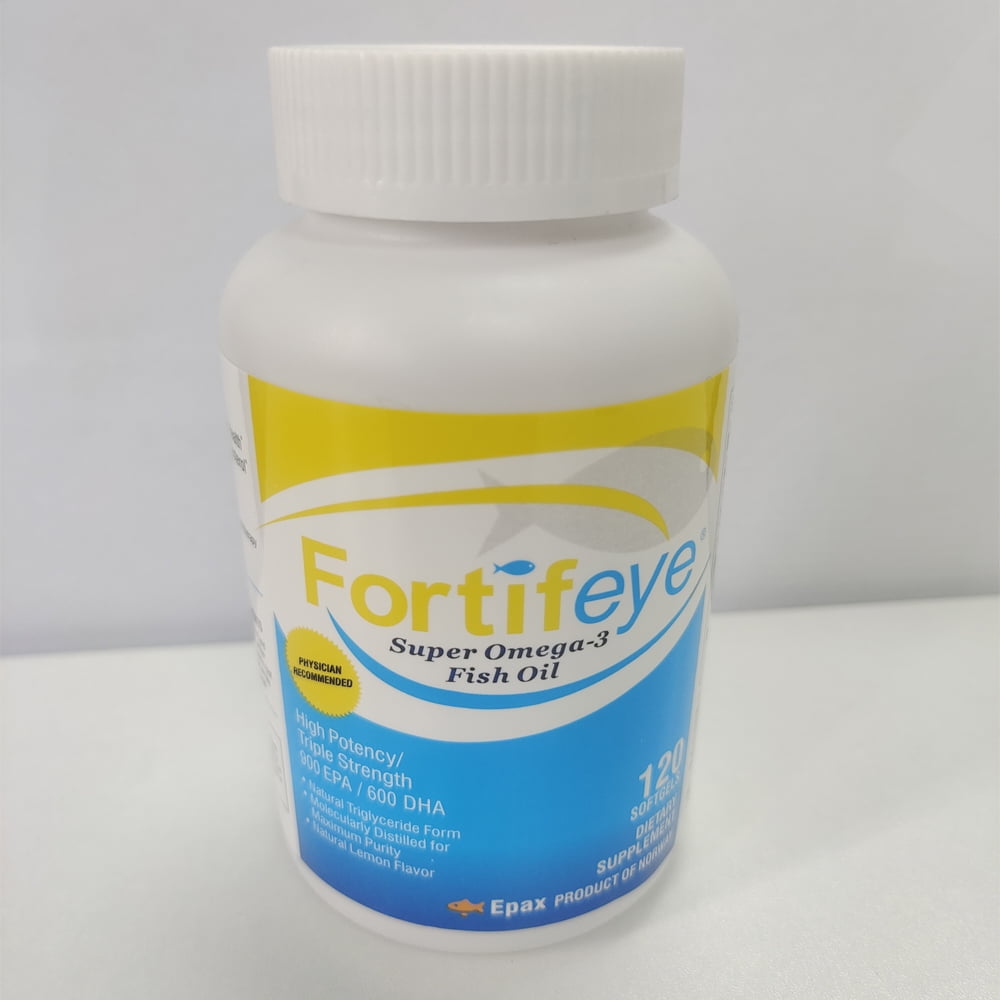 Fortifeye Vitamins Omega-3 Fish Oil – High Potency EPA & DHA – Supports ...