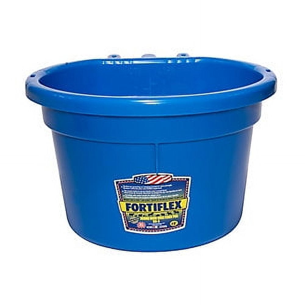 Fortiflex 8 Qt. Round Over the Fence Pail Blue - Walmart.com