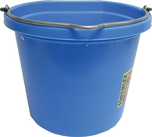 Fortiflex Flat Back Feed Bucket for Dogs/Cats and Small Animals, 20 ...