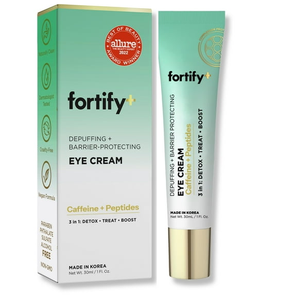 Fortify Protecting Eye Cream - Hydrating & De-Puffing Collagen Cream, 3 ...