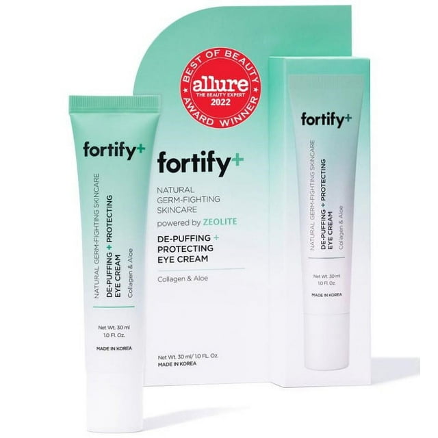 Fortify Skincare De-Puffing Eye Cream - Hydrating + Protecting - For ...