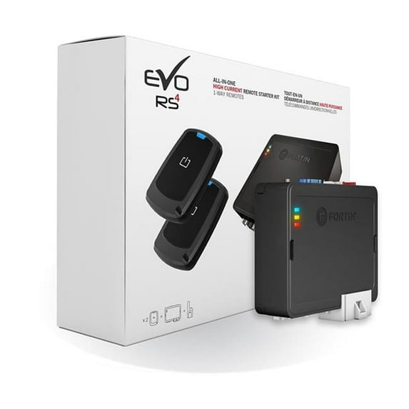 Fortin 1-Way Long-Range All-In-One Remote Starter Kit for 1-Button ...