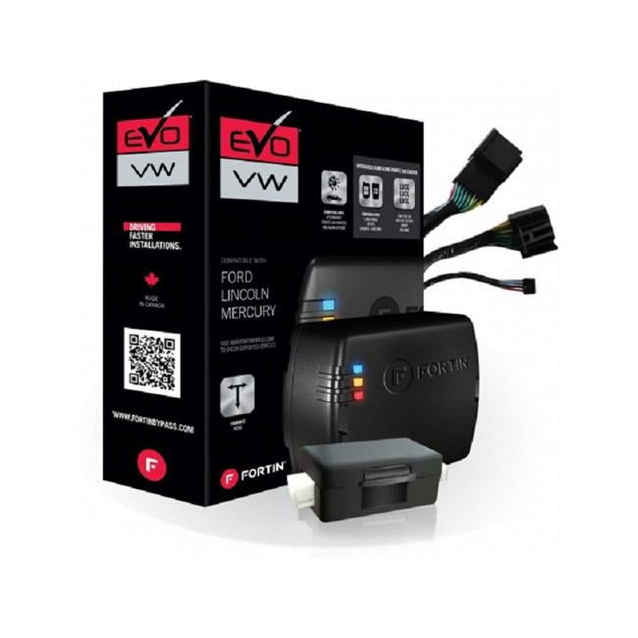 Fortin EVOVWT1 Preloaded Remote Start Module & T-Harness Combo for ...