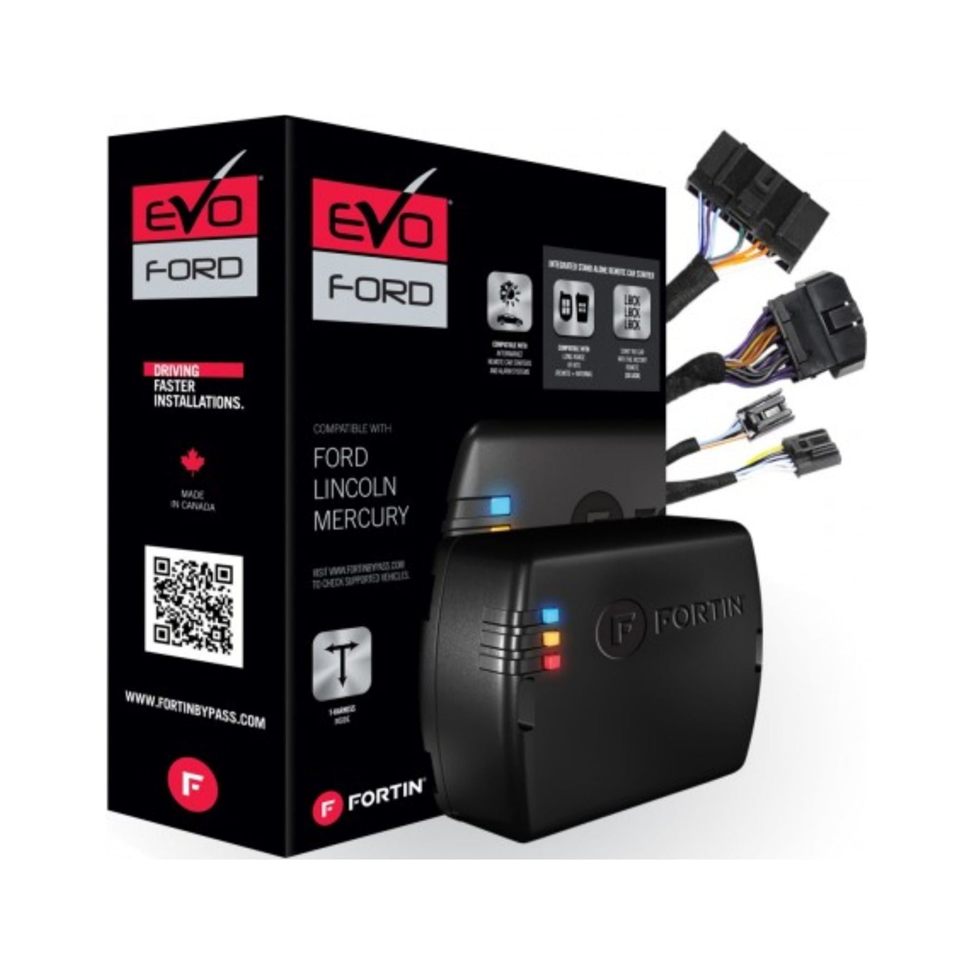 Fortin Remote Start Module & T-harness Combo For '06-'19 Ford Lincoln ...