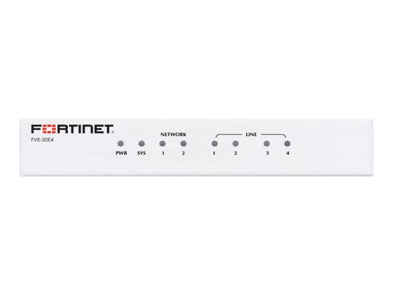 Fortinet FortiVoice Enterprise 20E4 - IP-PBX - 4 FXO Ports - 2 x 10/100 ...