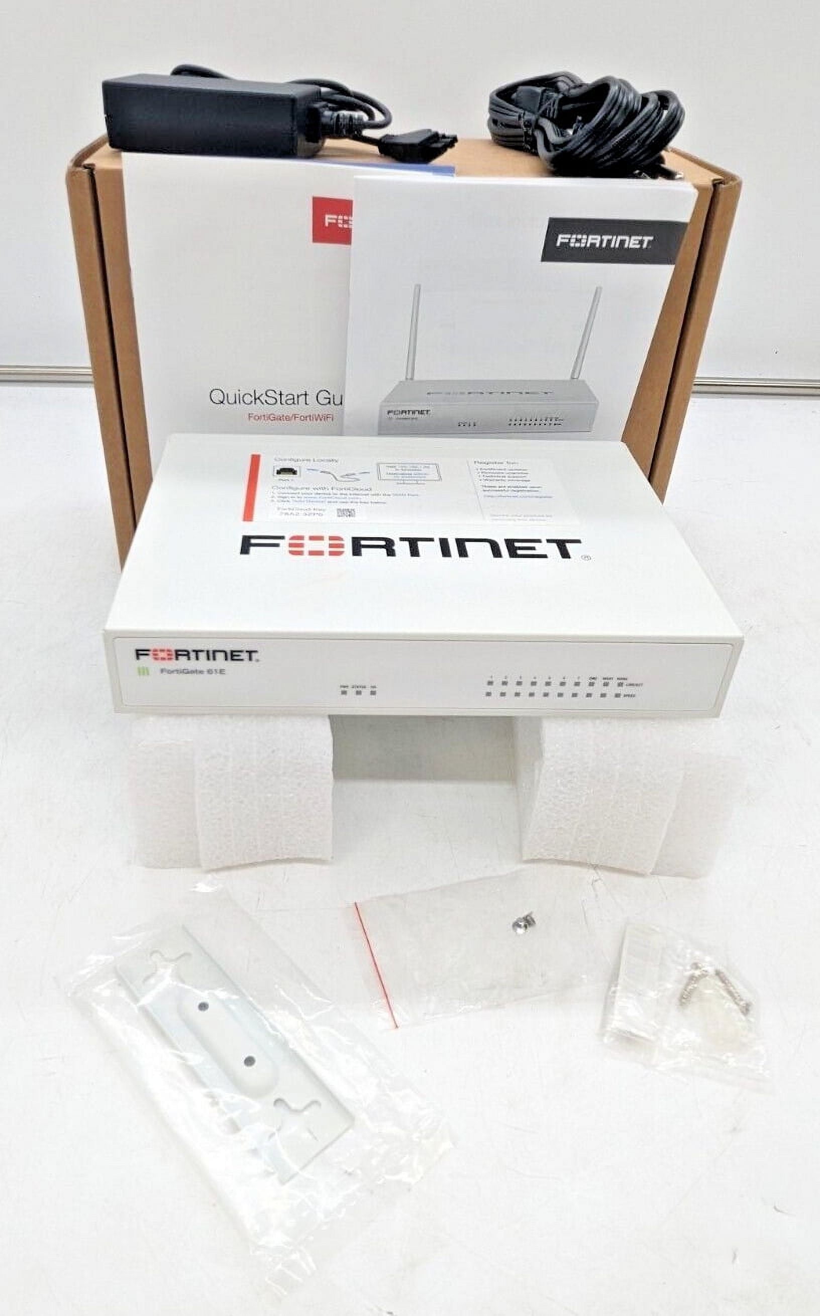Fortinet Fortigate-61e Security Firewall Appliance with AC Adapter Box ...