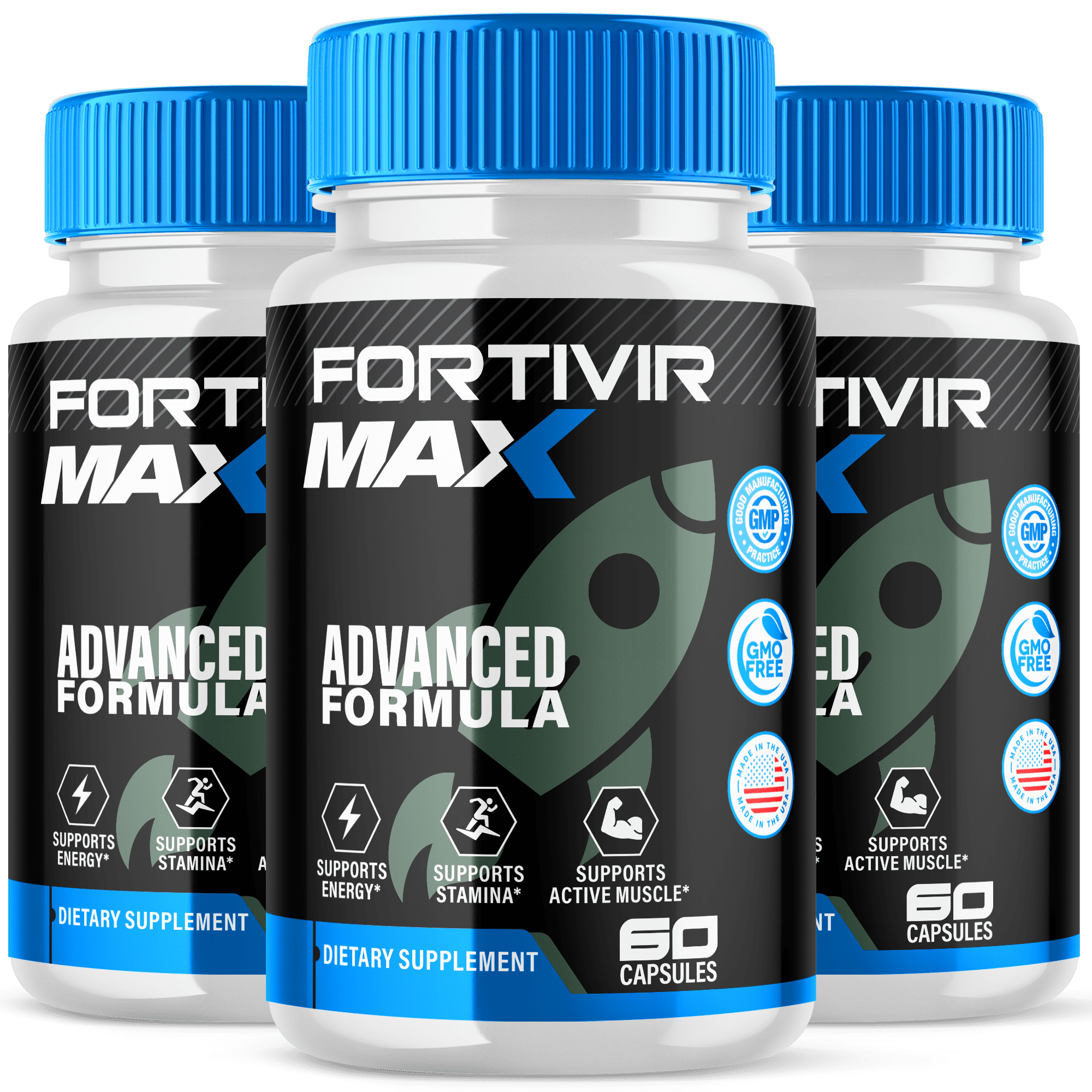 Fortivir Max Advanced Formula Pills All Natural FortivirMax Vitamum ...