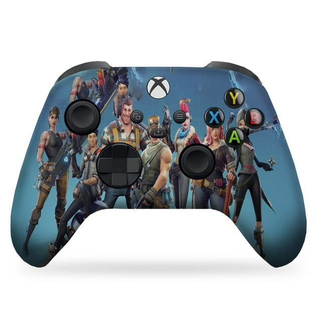 Fortnight Blue Custom X-box Controller Wireless compatible with X-box ...