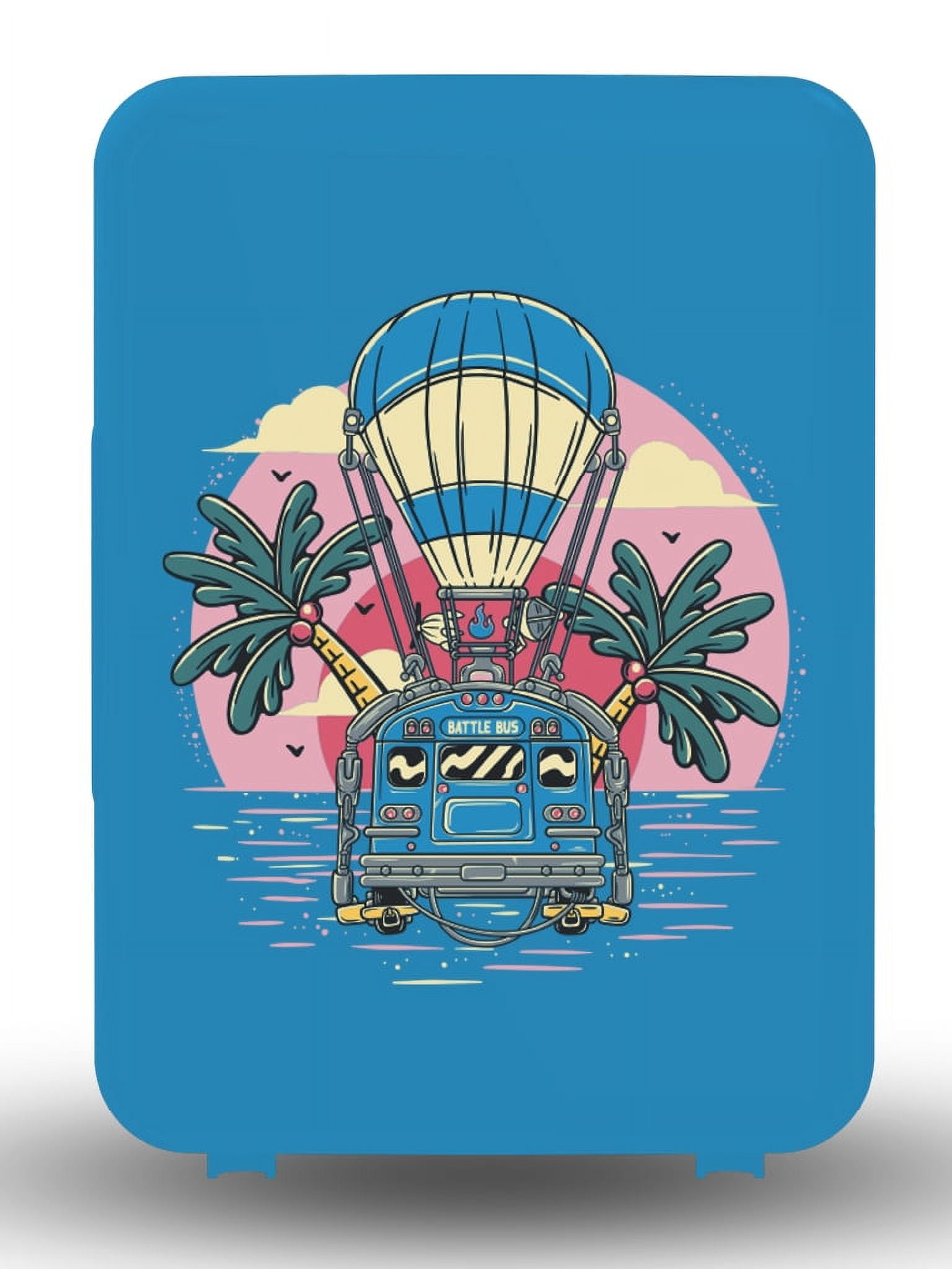 Fortnite Battle Bus 6-Can Portable Mini Refrigerator - Walmart.com