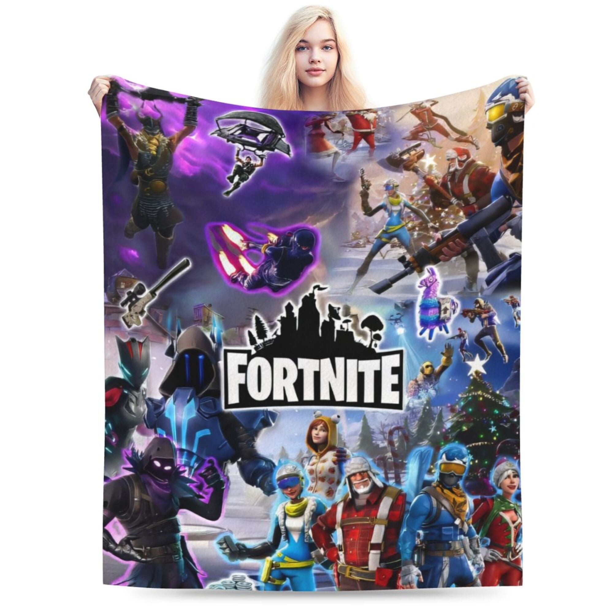 Fortnite BLANKET Ultra-Soft Throw Anime Ttvanket for Gamer Boys Girls ...