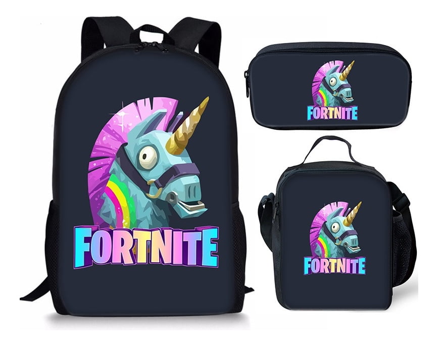 Fortnite Backpack Fortnite Logo Fashionable Student Daypack Large ...
