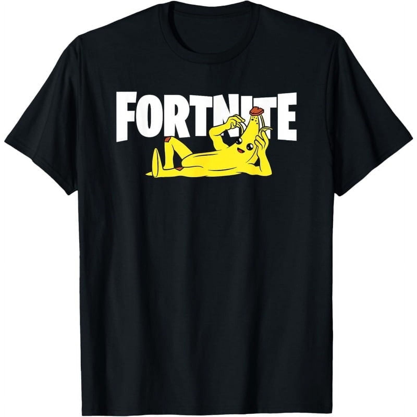 Fortnite Banana Lay Down With Title T-Shirt - Walmart.com
