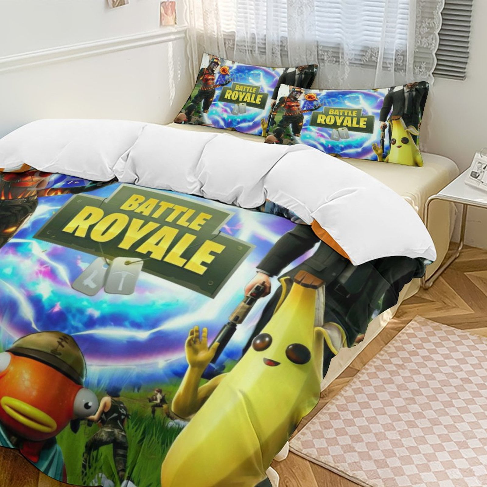 Fortnite Bedding Sets Twin Queen King Size Game Printed Bed Set 3Pcs ...