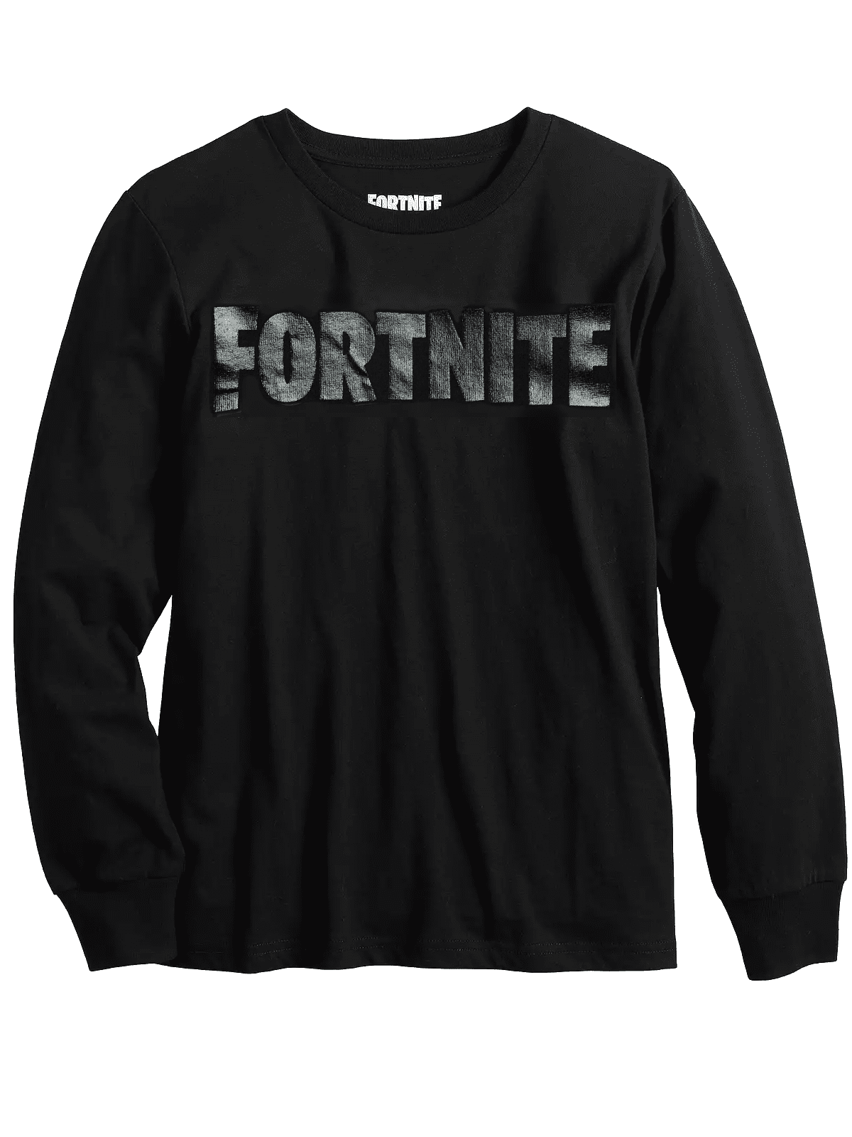 Fortnite Big Boys' Black Logo Long Sleeve T-Shirt, Sizes 8-20 - Walmart.com