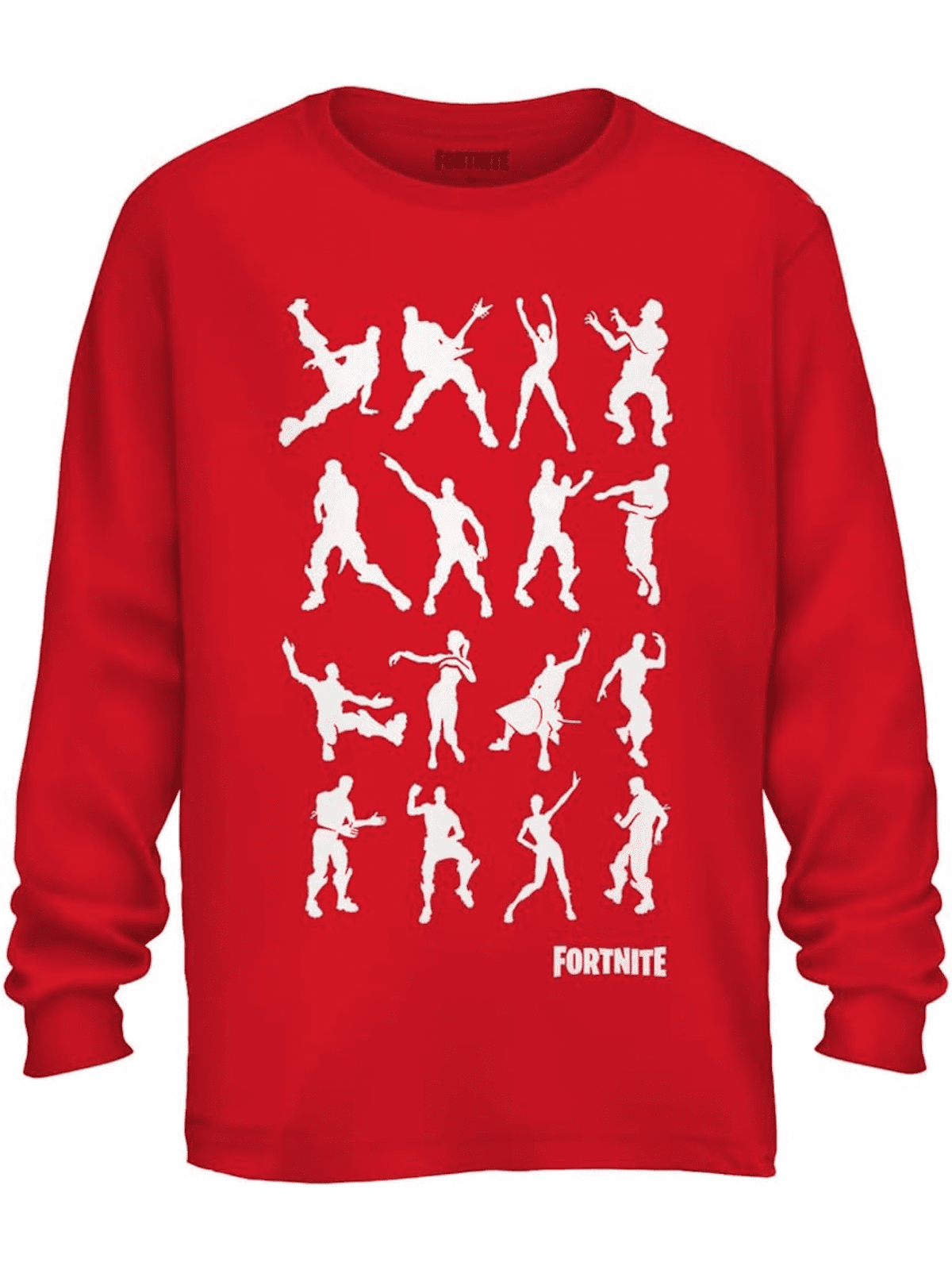 Fortnite Big Boys' Dance Dance Emote Long Sleeve T-Shirt, Sizes 8-20 ...