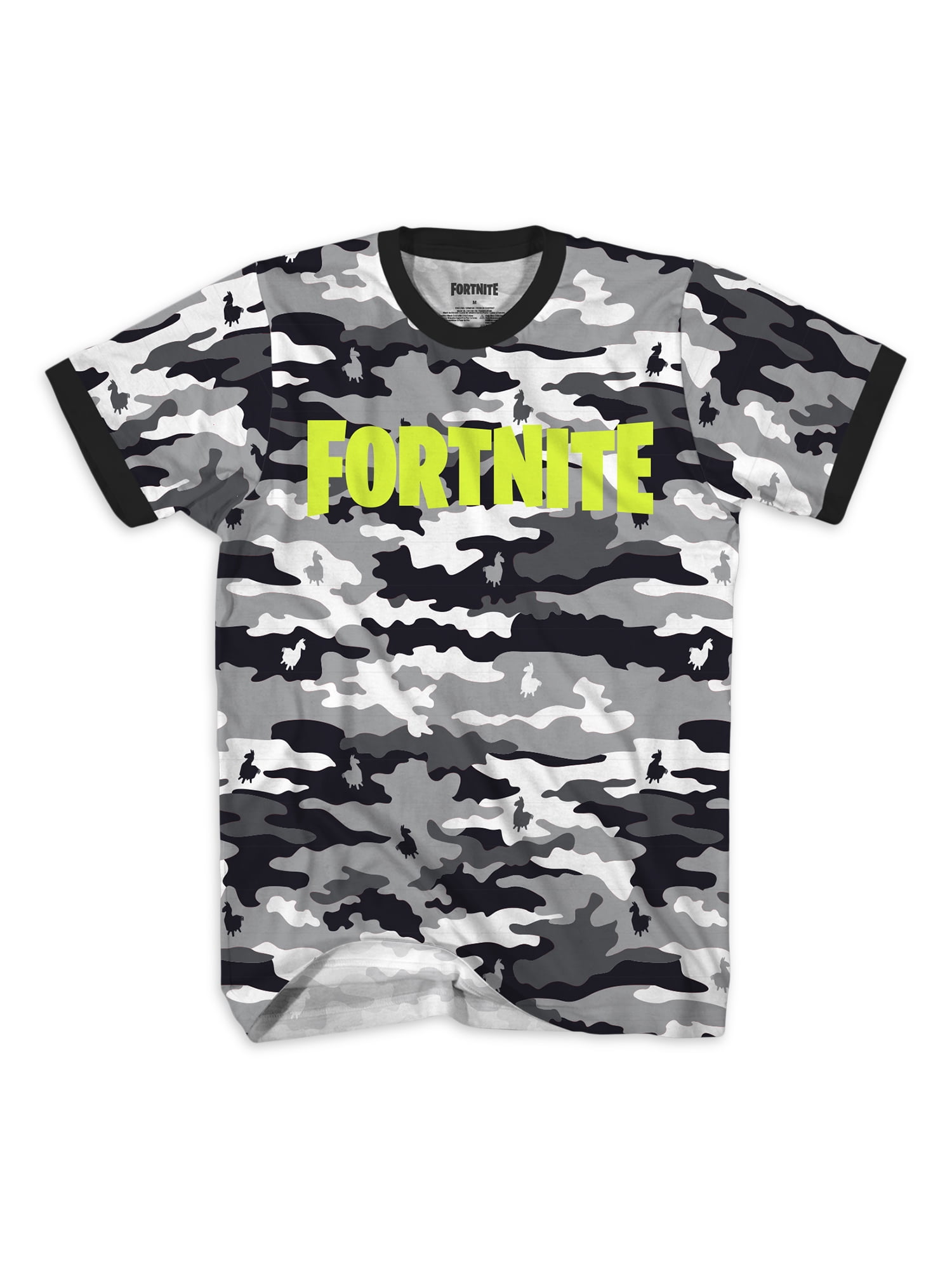 Fortnite Big Boys Llama Short Sleeve Tee, Sizes 8-18 - Walmart.com