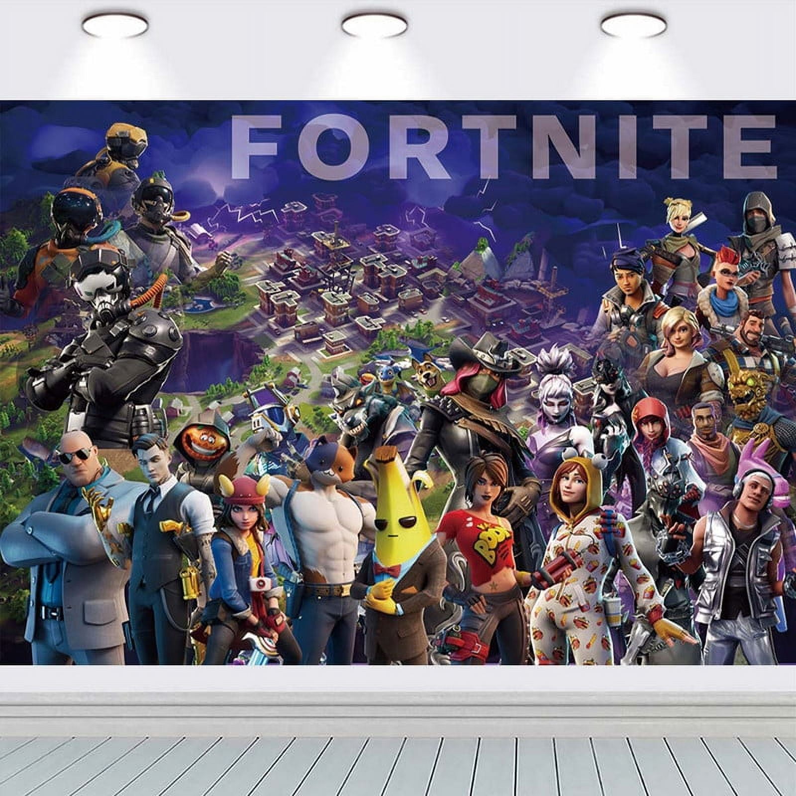 Fortnite Birthday Banner Backdrop Background Taspestry Post Wall Decor ...