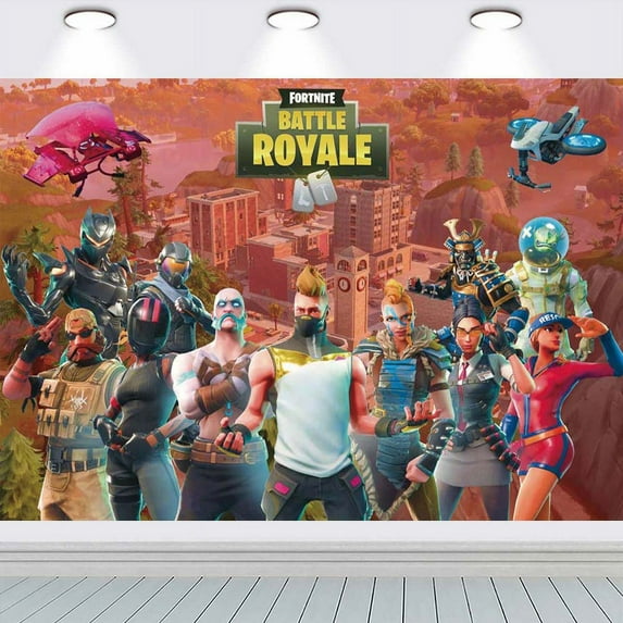 Fortnite Birthday Banner Backdrop Background Taspestry Post Wall Decor ...
