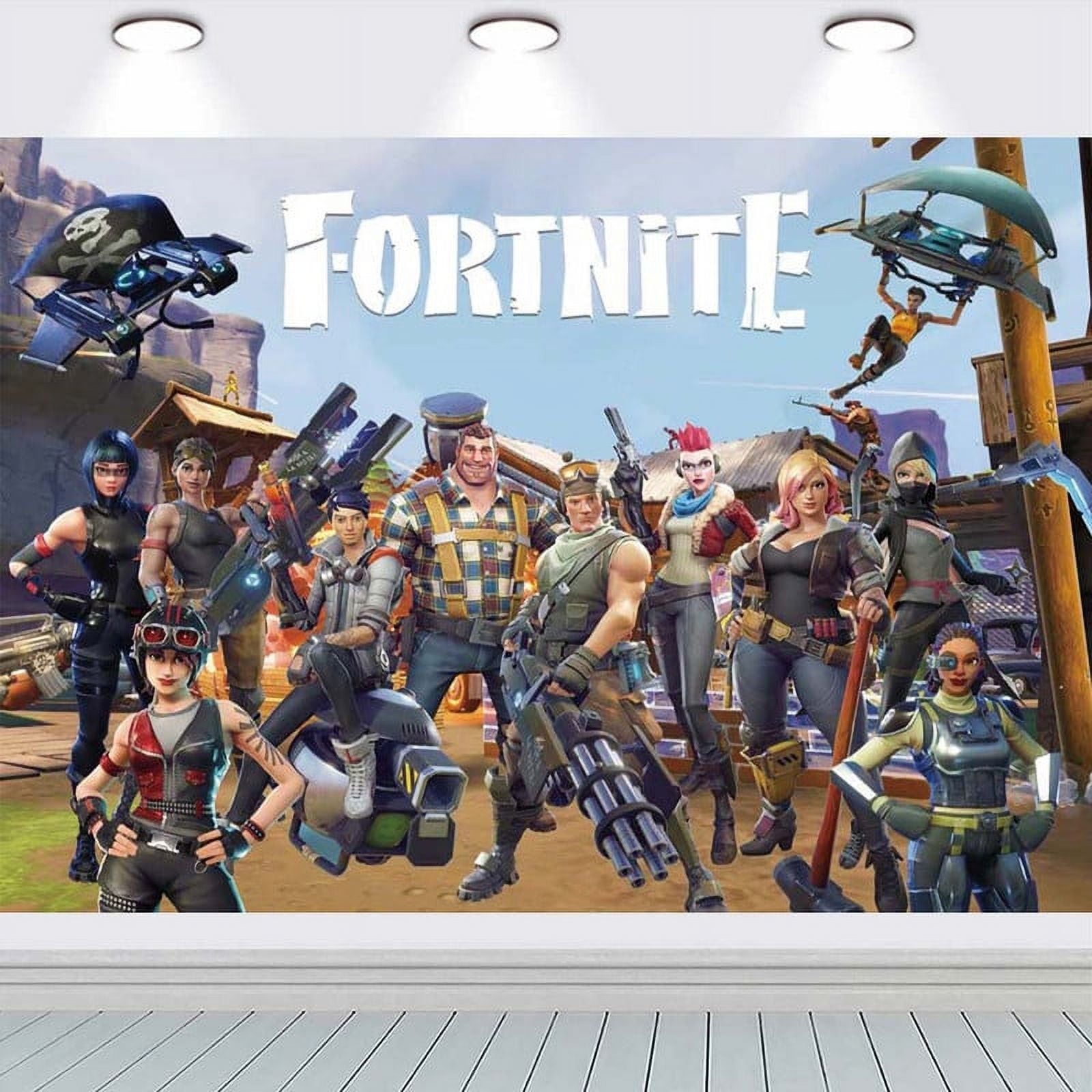 Fortnite Birthday Banner Backdrop Background Taspestry Post Wall Decor ...