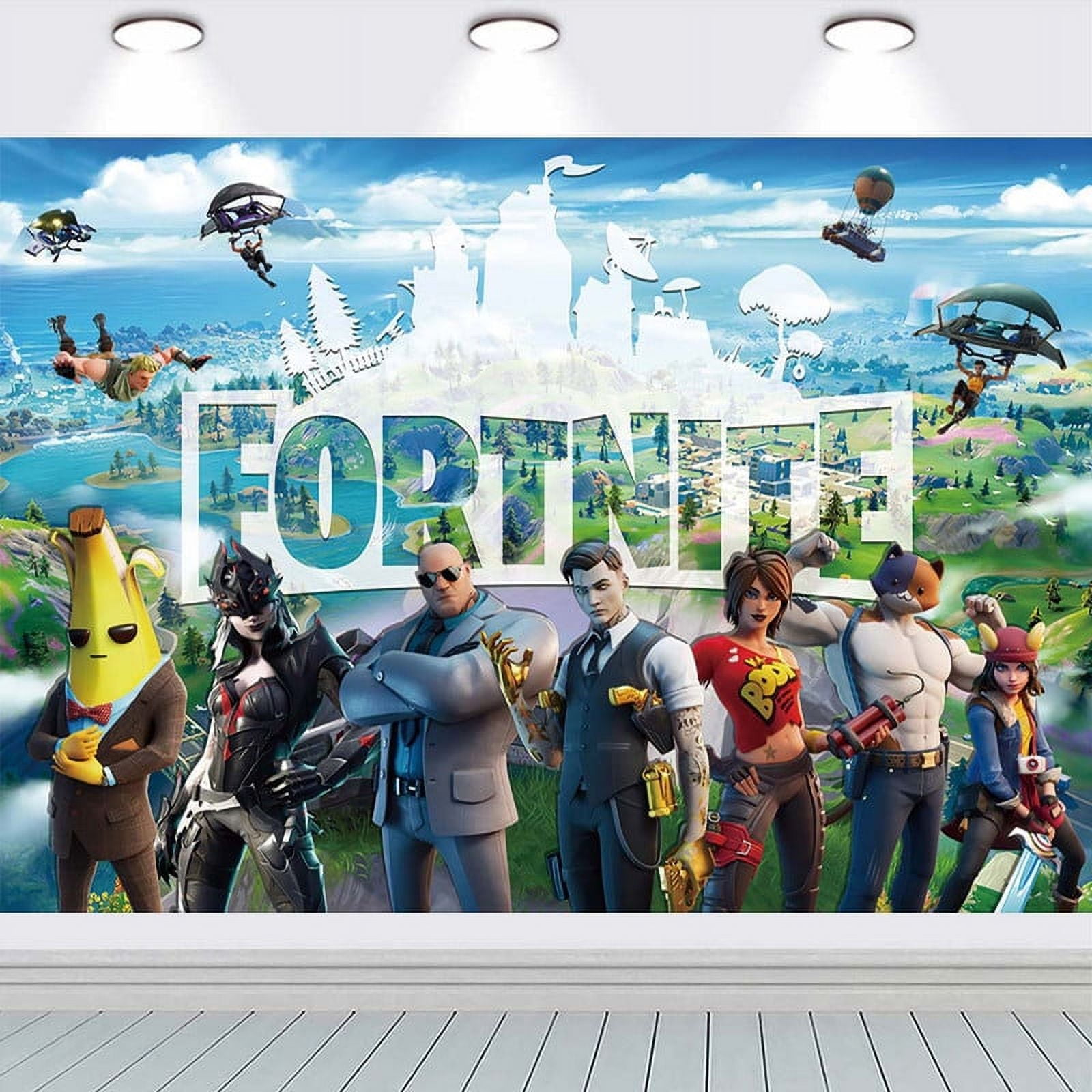Fortnite Birthday Banner Backdrop Background Taspestry Post Wall Decor ...