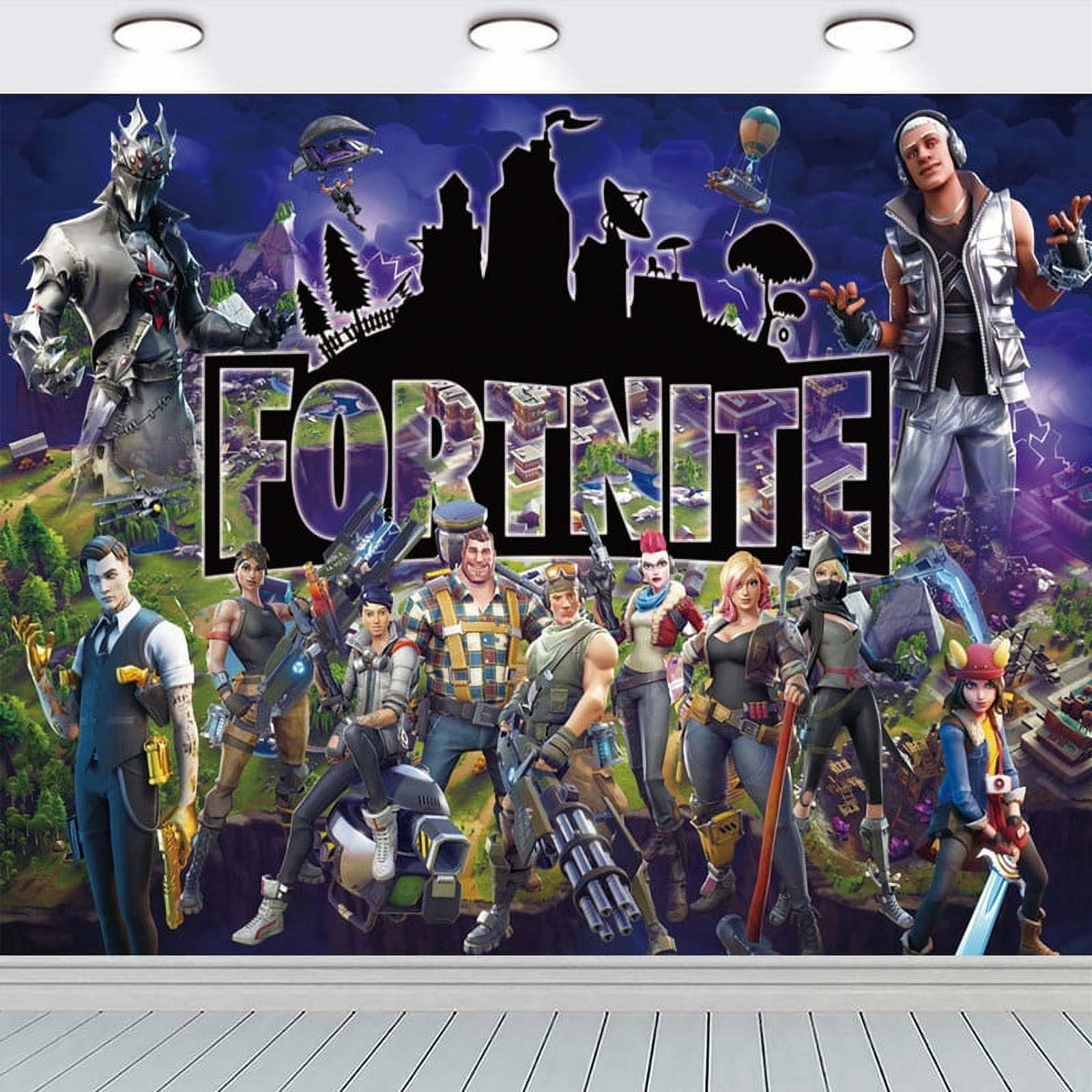 Fortnite Birthday Banner Backdrop Background Taspestry Post Wall Decor ...