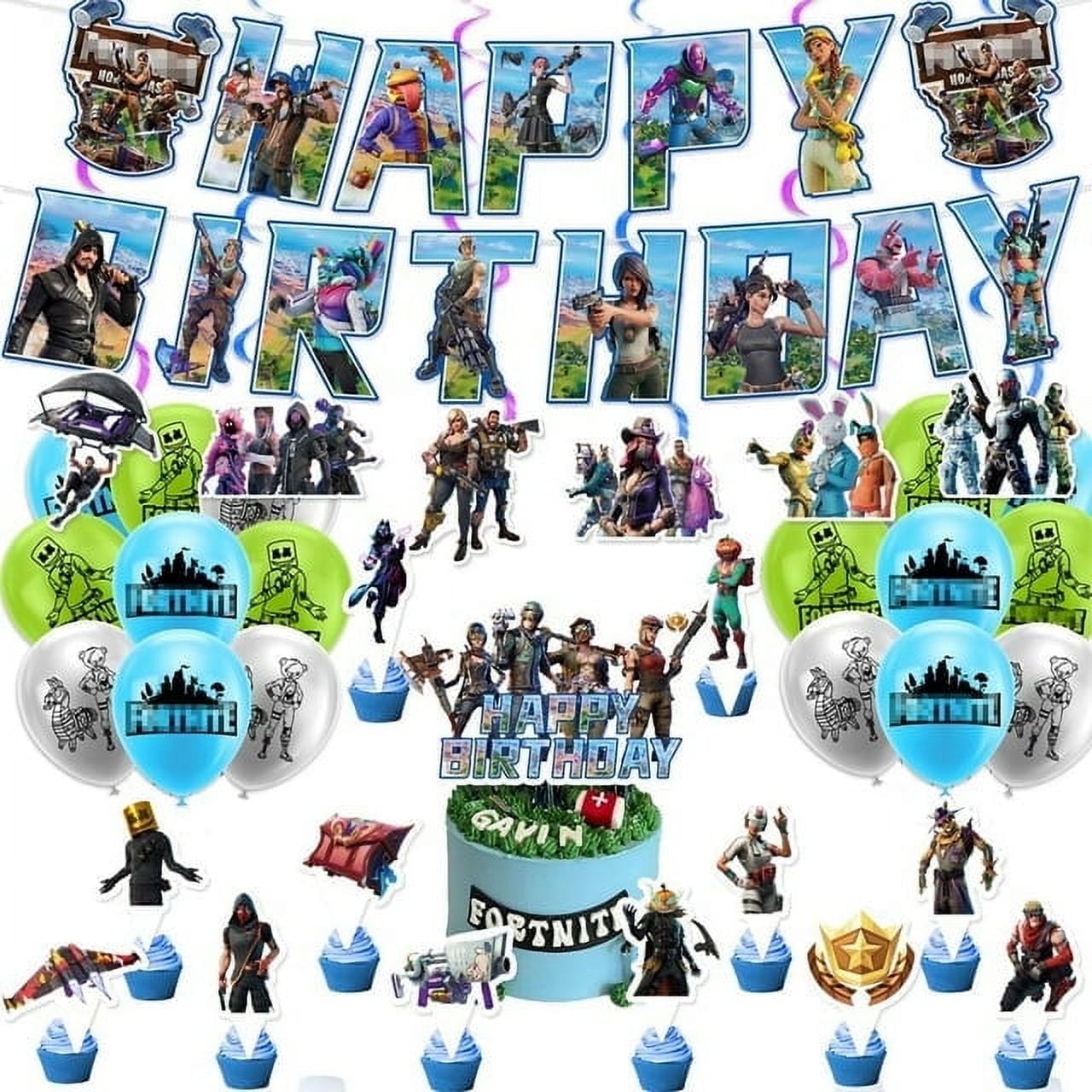 Fortnite Birthday Decorations,Roblox Birthday Decorations,Themed ...