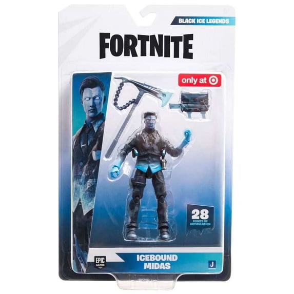 Fortnite Set Packs: Black Ice Legends Icebound Midas Action Figure ...