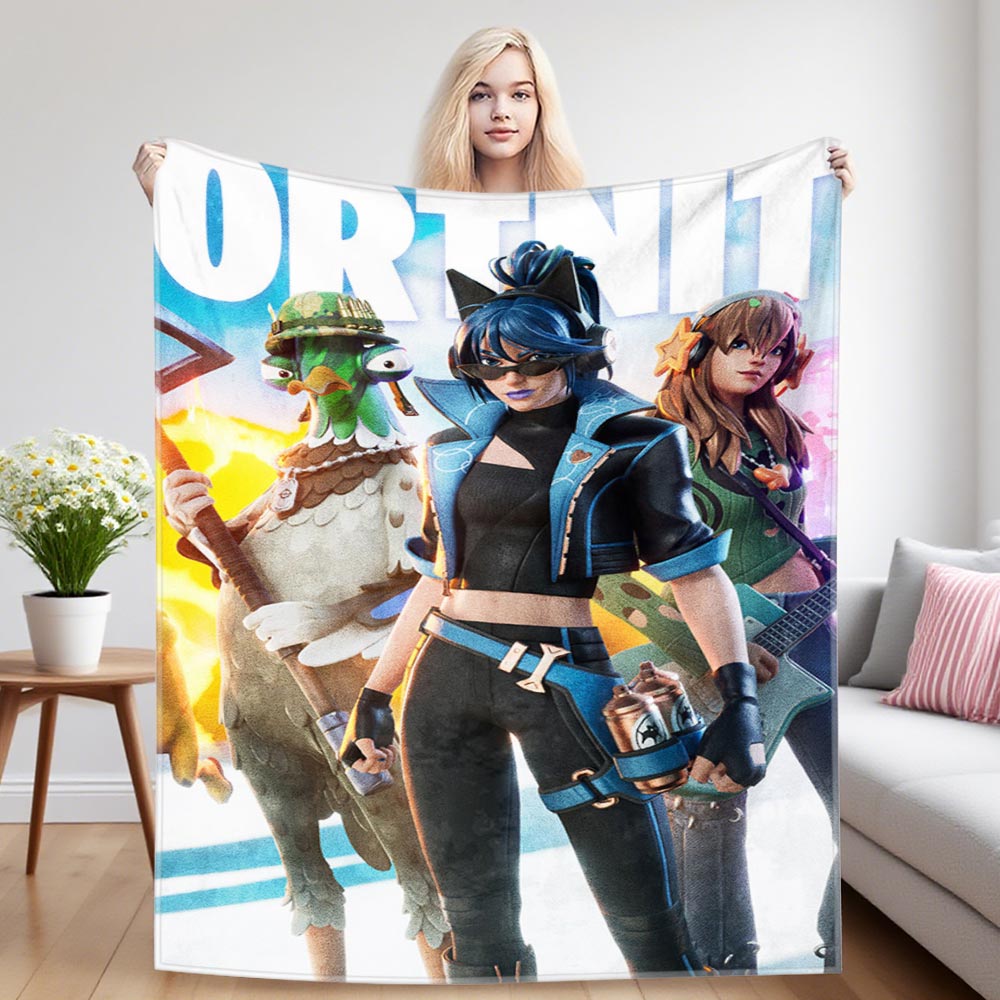 Fortnite Blankets Gift Throw Birthday Christmas 50 X 60 in Present ...