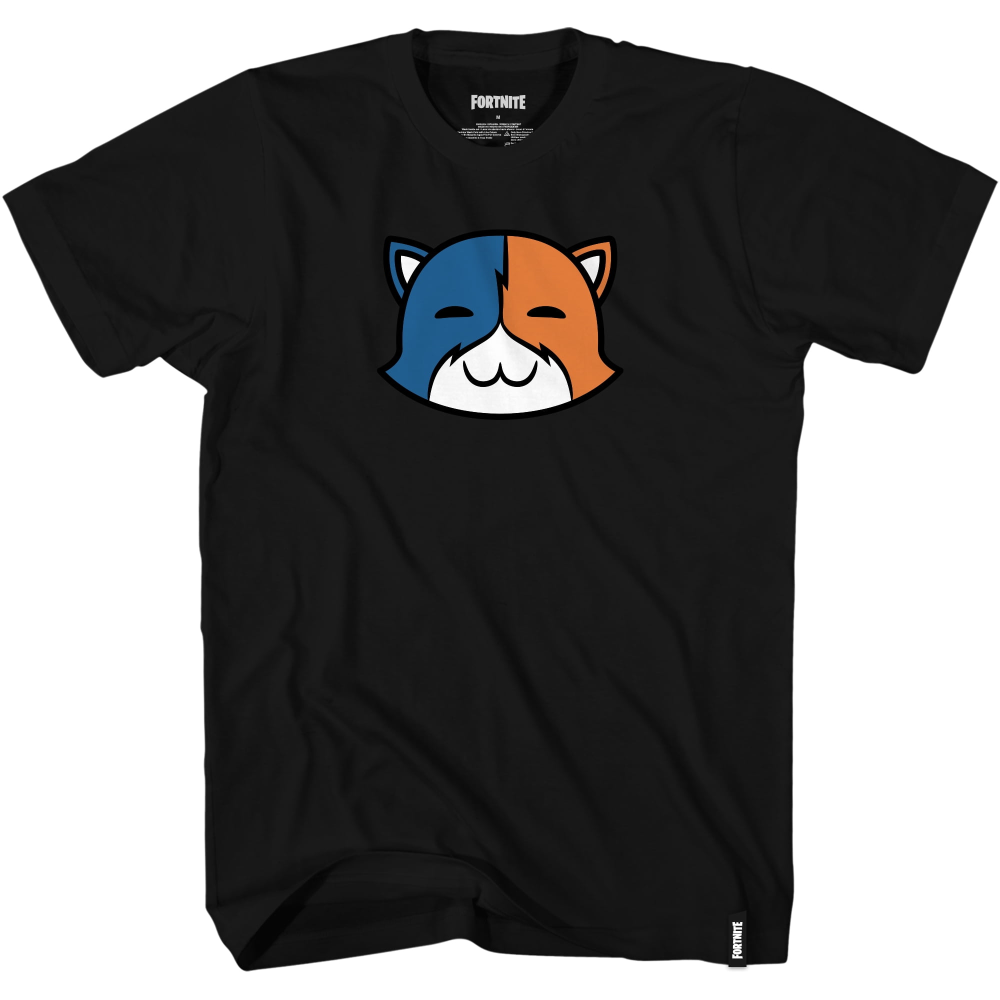 Fortnite Kids Clothes: Black Meowscles Tee Apparel for Boys or Girls, L ...