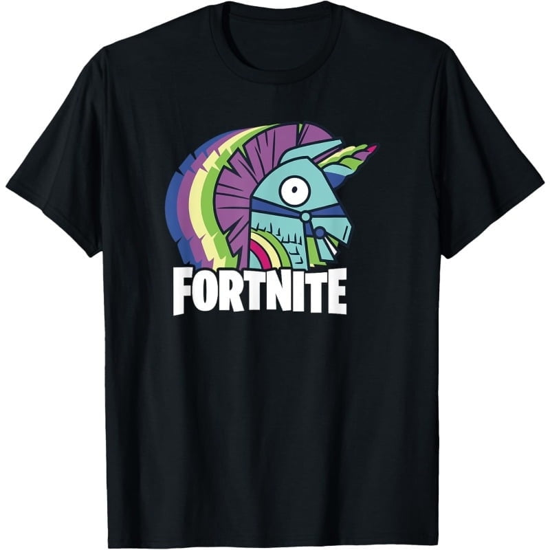 Fortnite Colorful Llama T-Shirt - Walmart.com