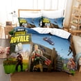 Fortnite Full-size bed 3-piece bedding set, anime 3D printed bedding ...