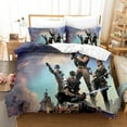 Fortnite Full-size bed 3-piece bedding set, anime 3D printed bedding ...