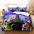 Fortnite Full-size bed 3-piece bedding set, anime 3D printed bedding ...