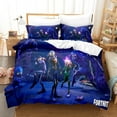 Fortnite Full-size bed 3-piece bedding set, anime 3D printed bedding ...