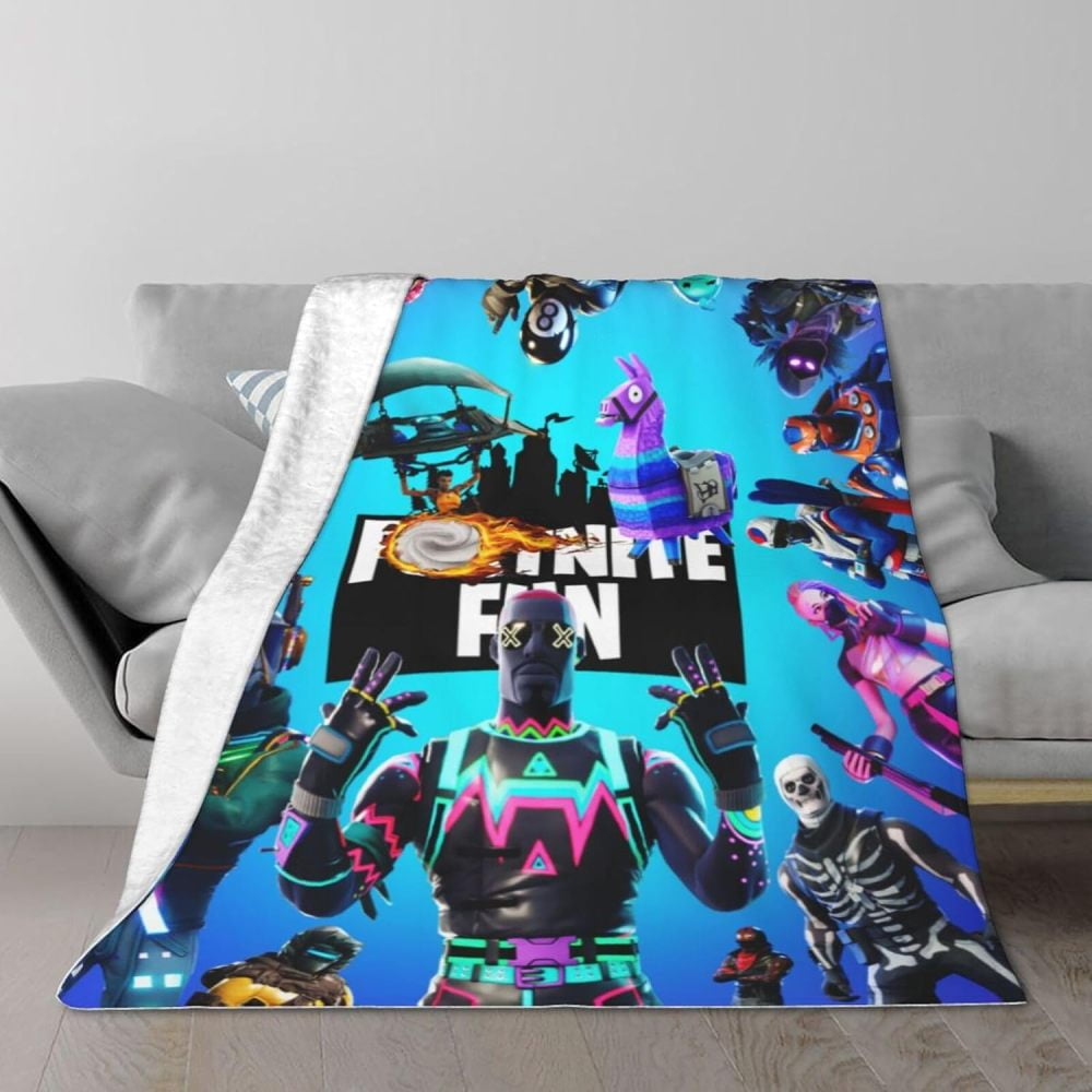 Fortnite Game Blaneket Soft Warm Flannel Blankets Animethrow Blankets ...