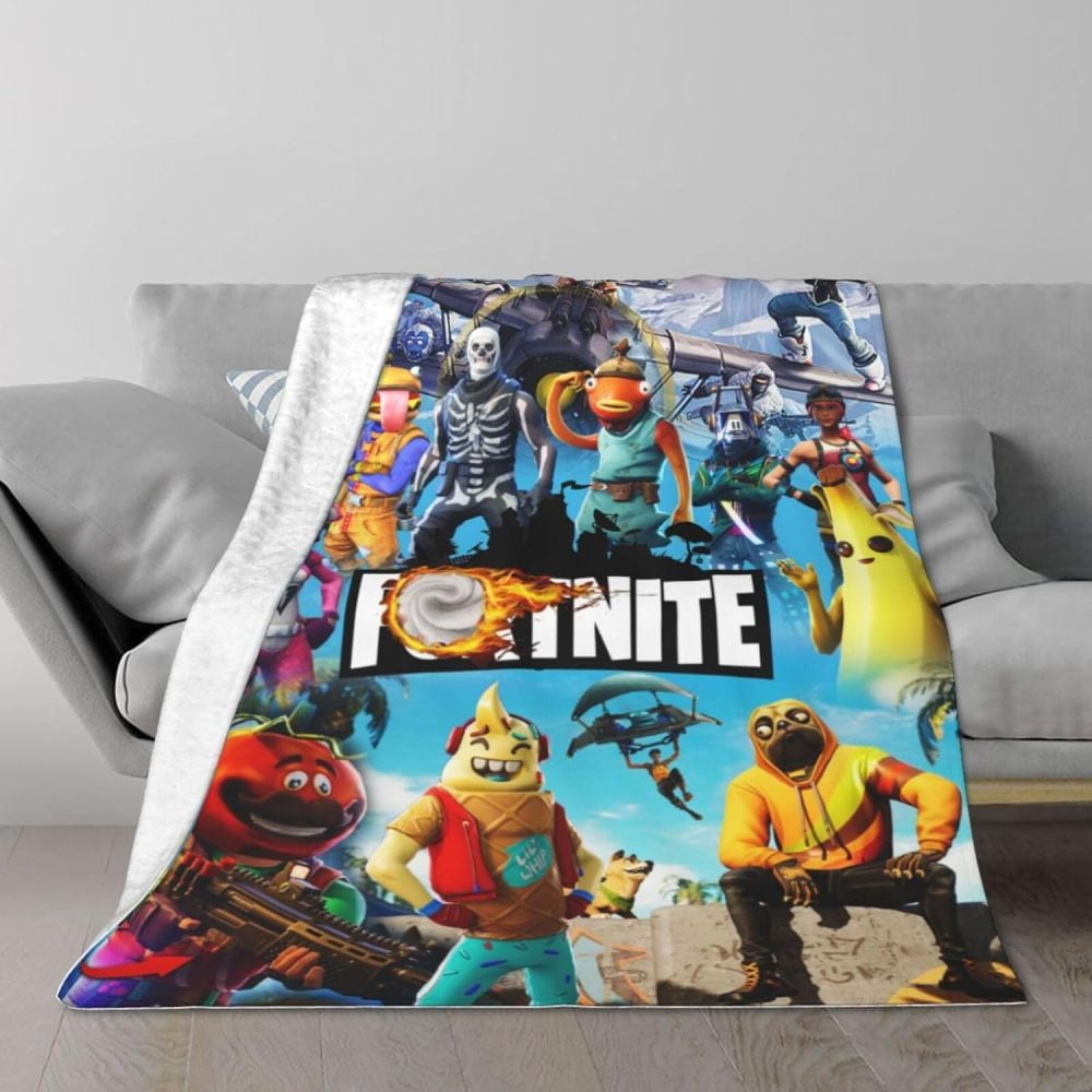 Fortnite Game Blaneket Soft Warm Flannel Blankets Animethrow Blankets ...