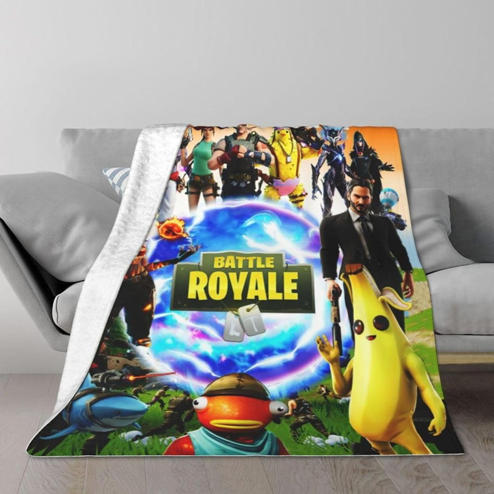 Fortnite Game Blaneket Soft Warm Flannel Blankets Animethrow Blankets ...