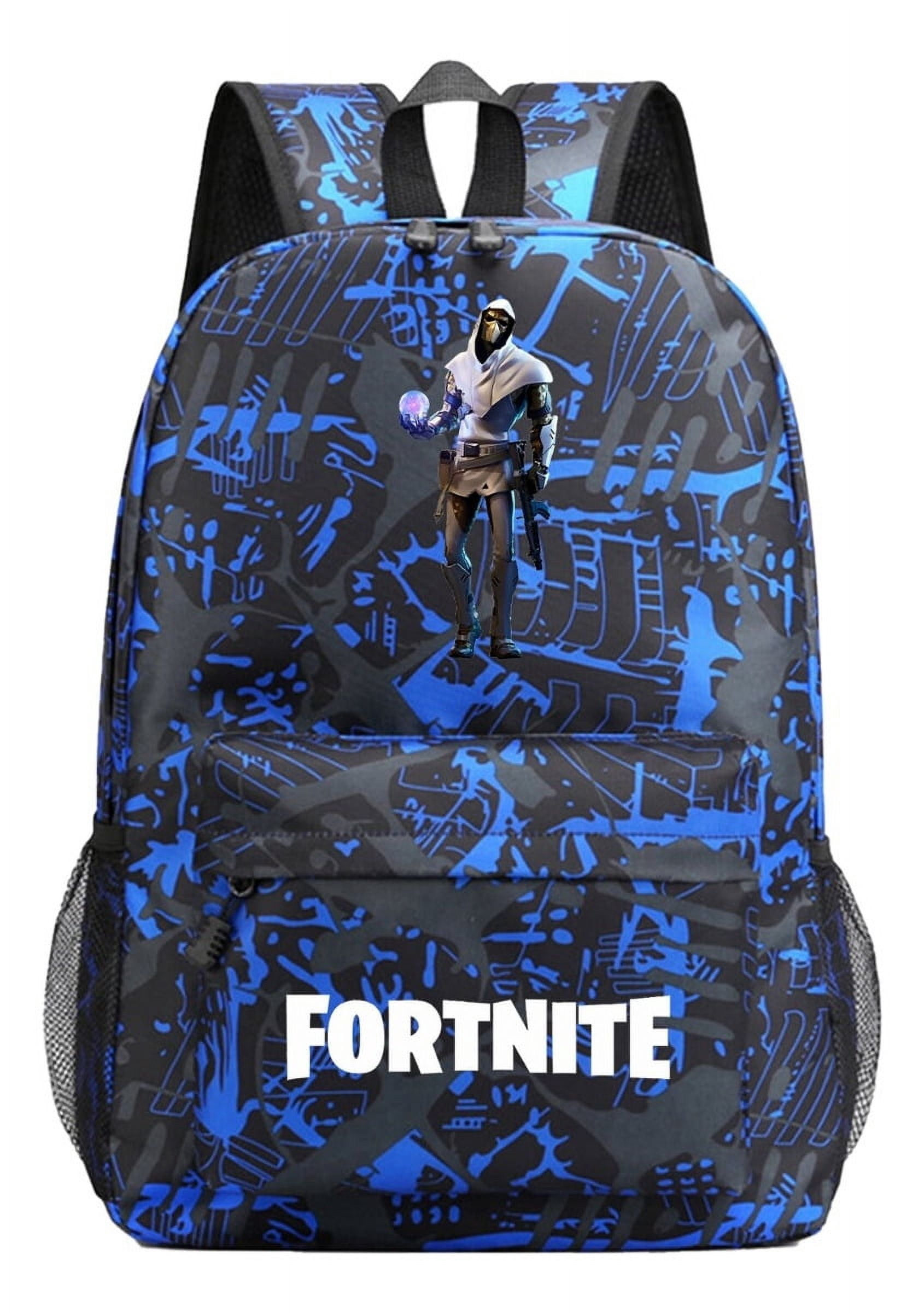 Fortnite Gamer Backpack for School Students Fun Cartoon Laptop Bag ...