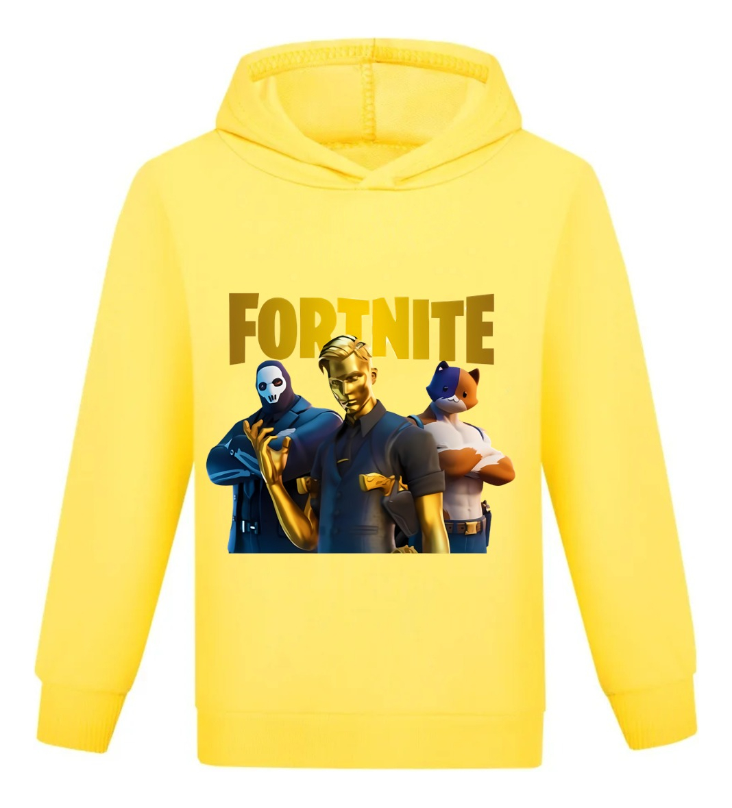 Fortnite Gold Squad Hooded Top for Kids Toddlers Tweens and Schoolboys ...